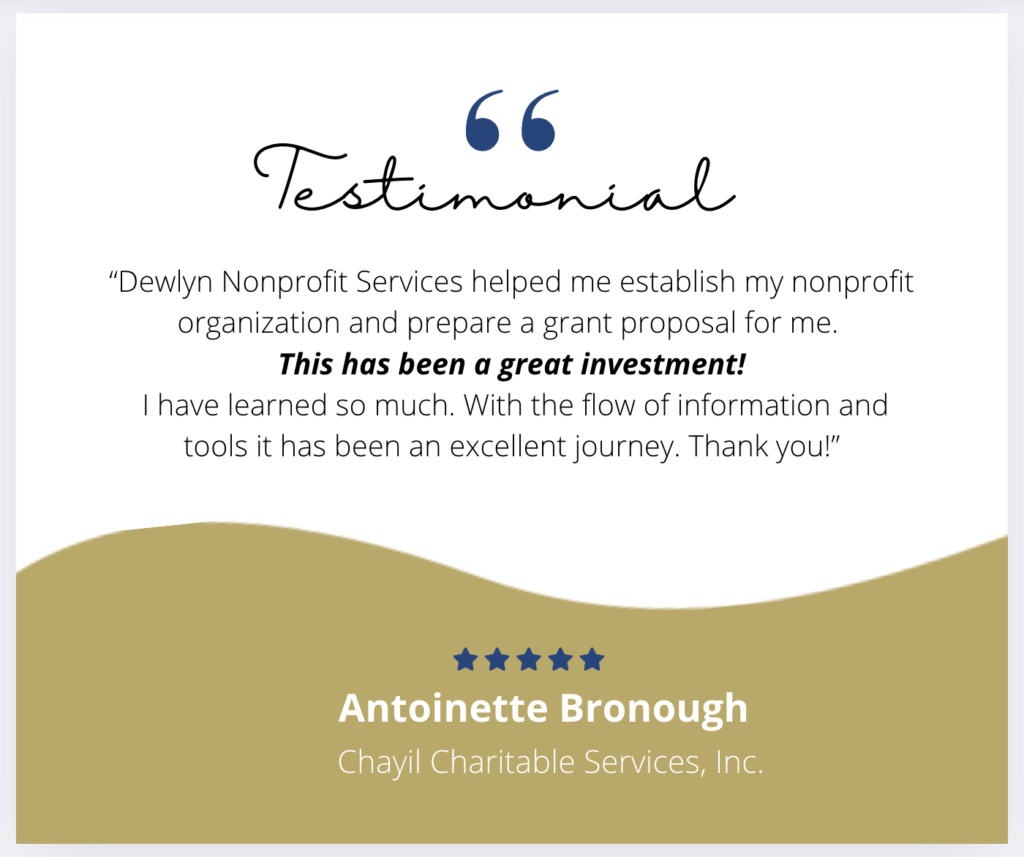Starting a Nonprofit – Dewlyn Nonprofit Services